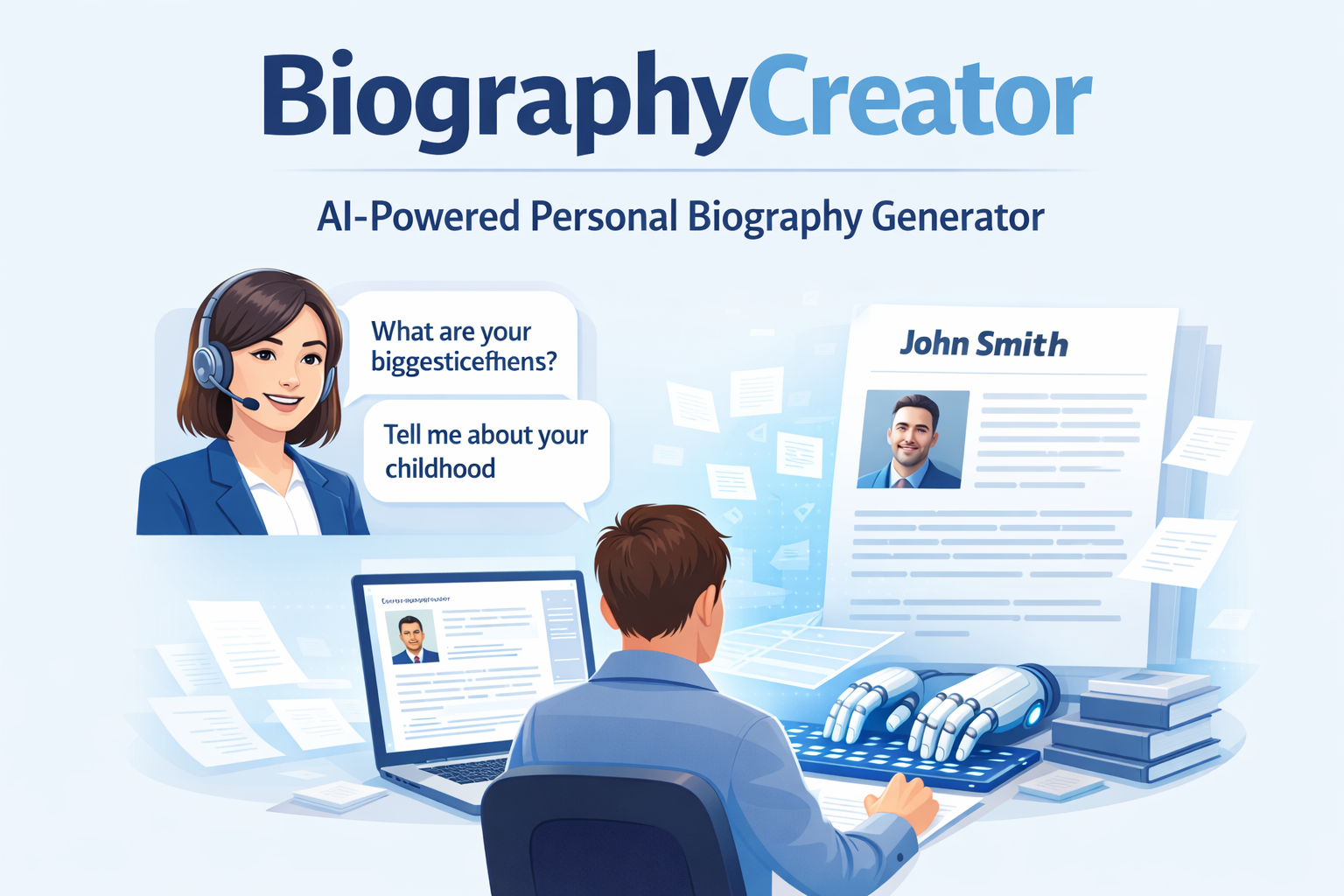 Biography Creator - AI-Powered Life Story Writing Platform